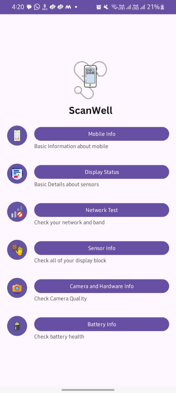 Github Code Bajju Scanwell The Scanwell App Optimizes Your Device S