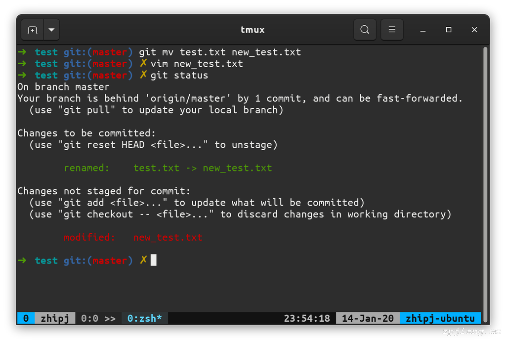 Use Git mv To Rename Or Move A File Zhipeng Jiang Use Git mv To Rename Or Move A File Zhipeng Jiang