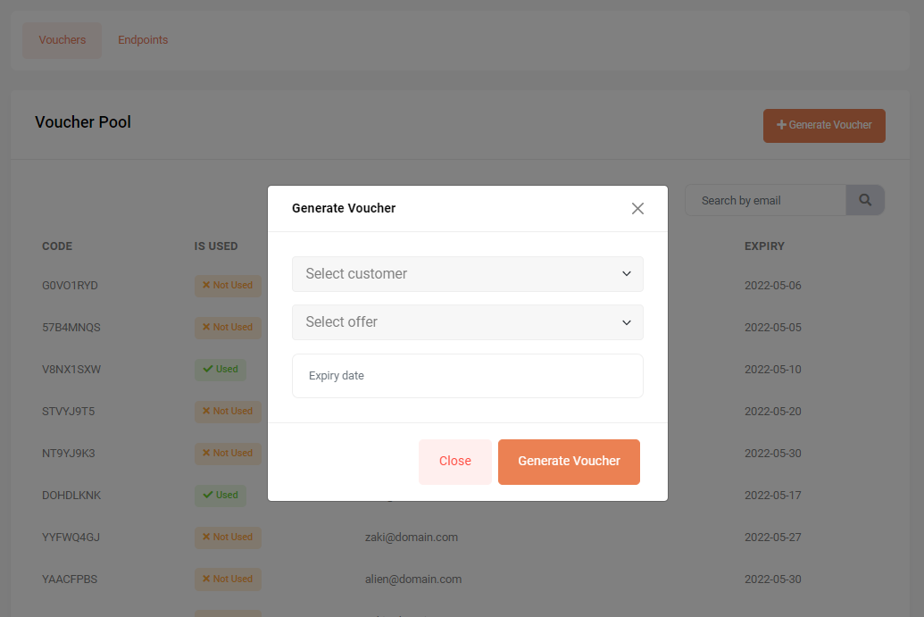 GitHub - AlienZaki/VoucherPool