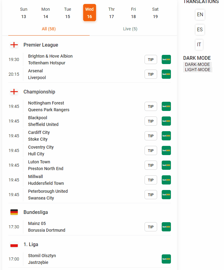 GitHub - Betarena/scores_livescore_football: Live Score football match ...