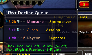 LFM+ - World of Warcraft Addons - CurseForge