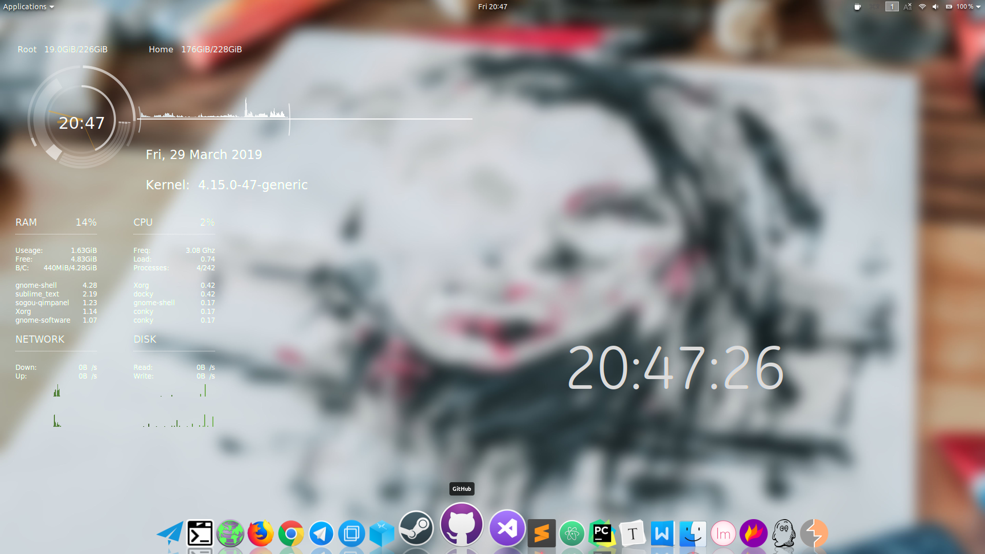 GitHub - 0xf4n9x/conkyrc