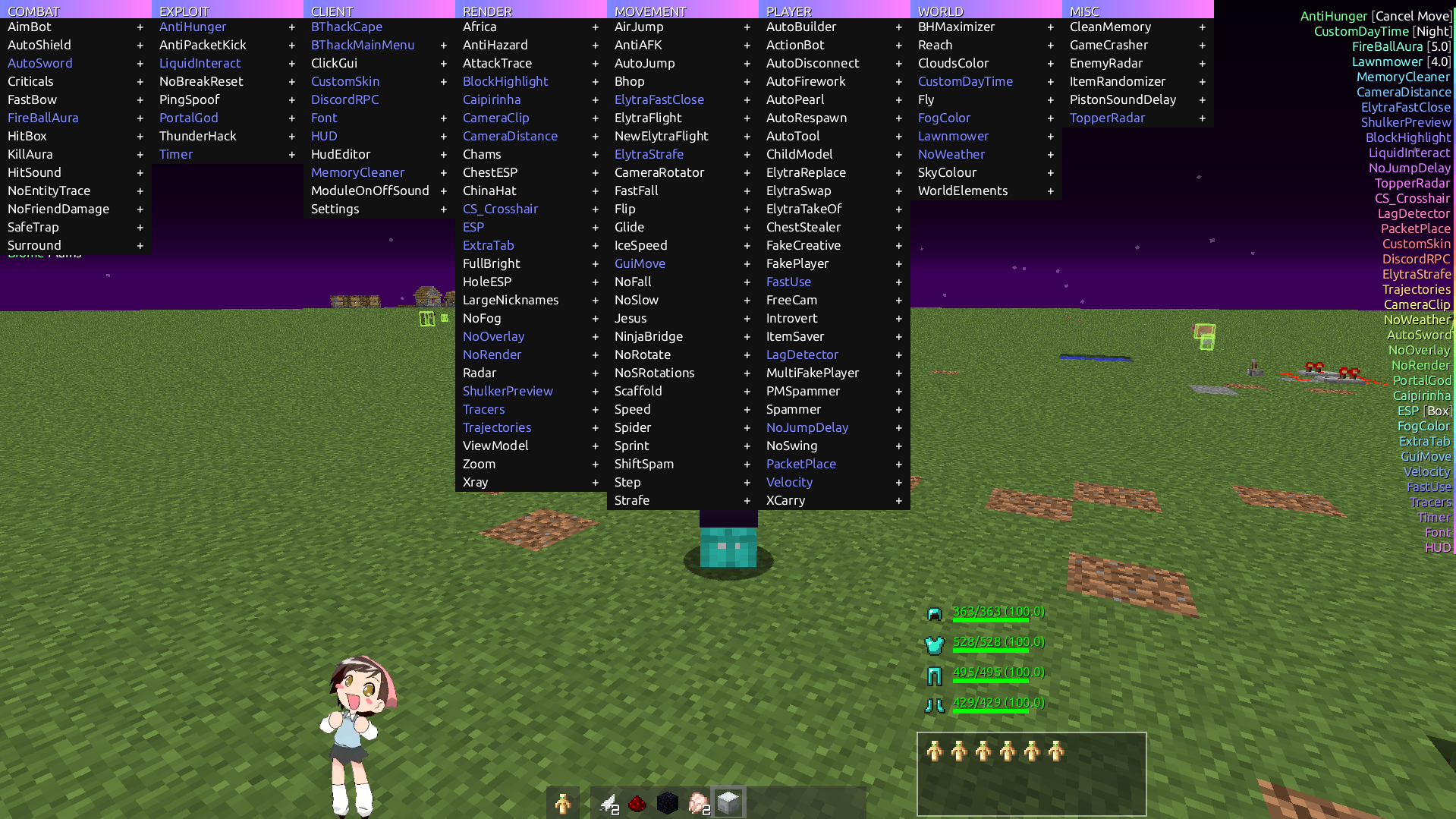 GitHub - Ferra13671/BThack: BThack cheat client for minecraft.