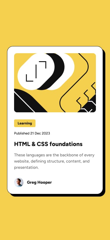 GitHub - FrontEndAyush/blog-preview-card