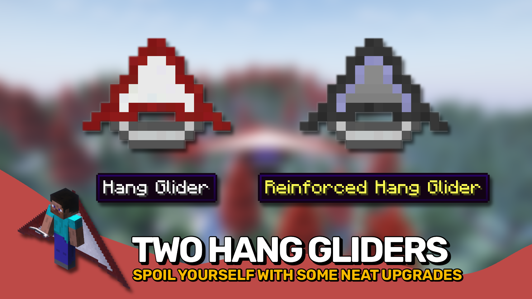Hang Glider Minecraft Mod