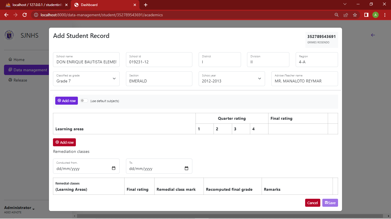 GitHub - Geodev06/TOR-System