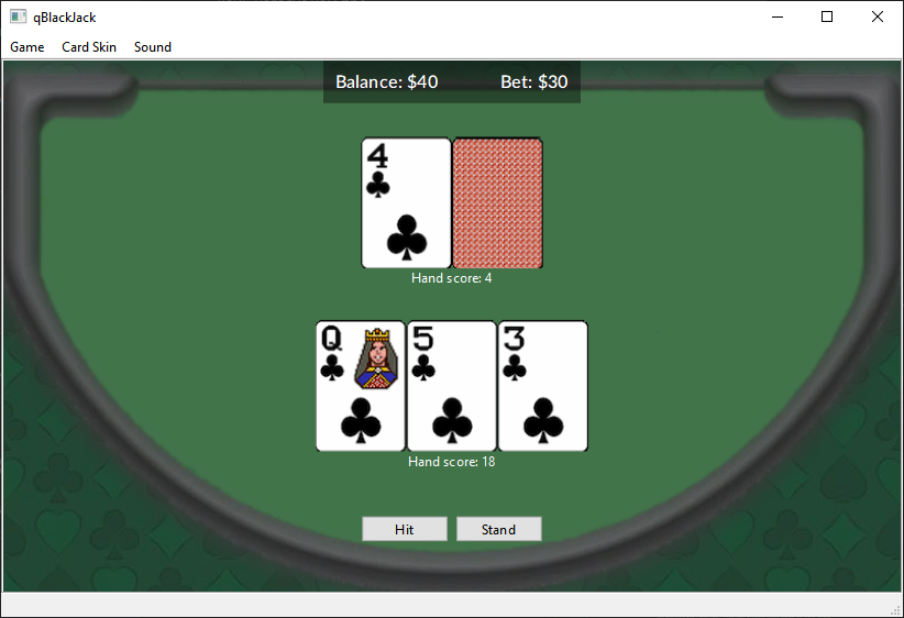 GitHub - Hitonoriol/qBlackJack: BlackJack game