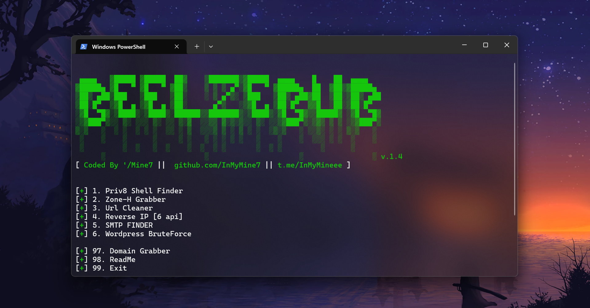 GitHub - InMyMine7/Beelzebub: Beelzebub all in one tools, Shell finder, Zone-H Grabber ...