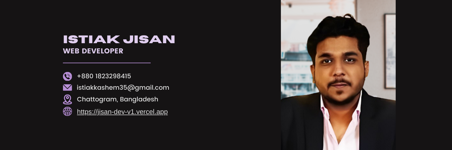 Jisan-Dev (Istiak Jisan) · GitHub