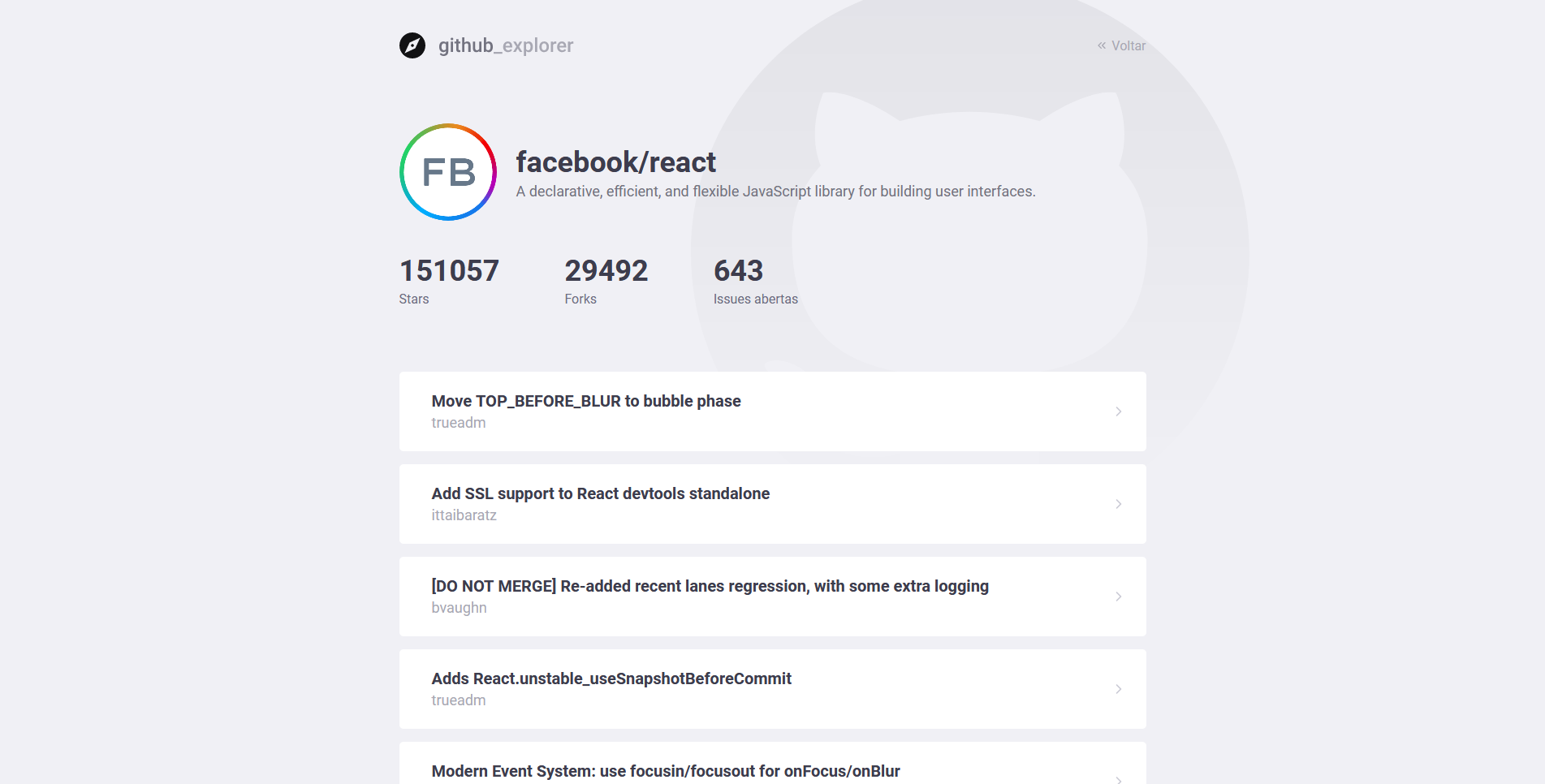 GitHub - JonathanFerraz/github-explorer