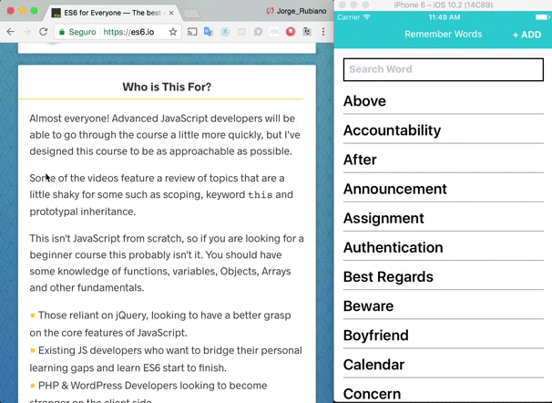 GitHub - Jorger/react-native-remember-words: ⚛ React Native - Remember ...