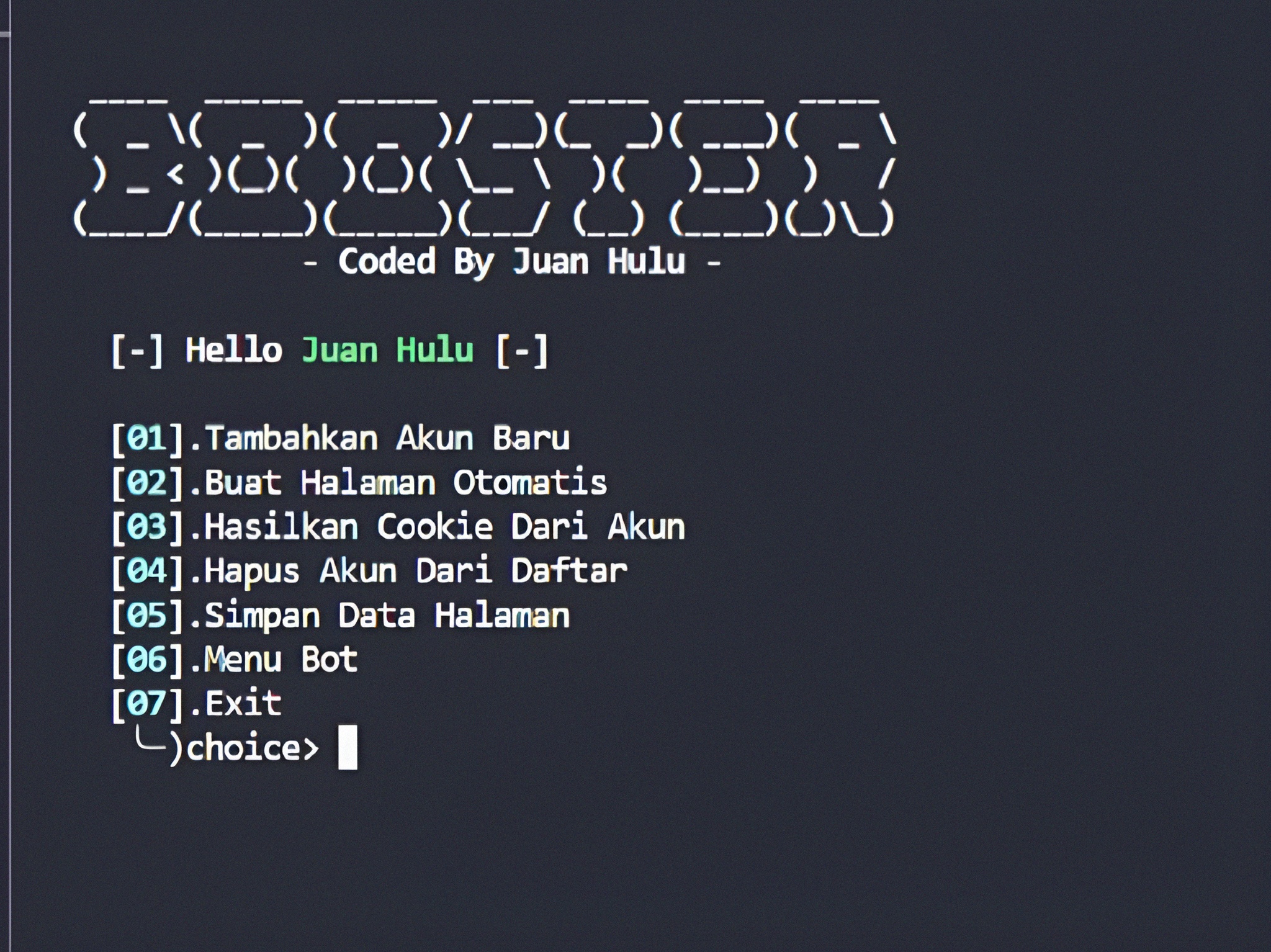 GitHub - Juanhulu/BOOSTER: Booster : Script Bot Automasi FB