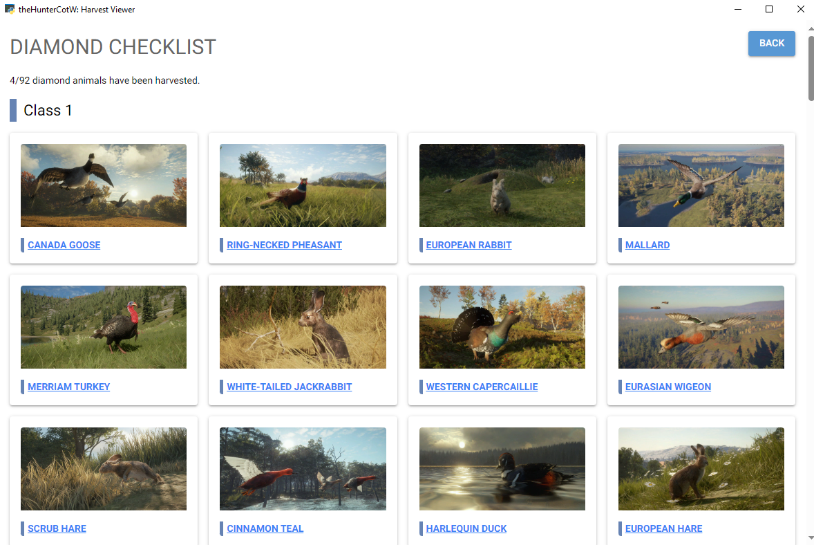 CotW Harvest Tracker at theHunter: Call of the Wild Nexus - Mods and ...