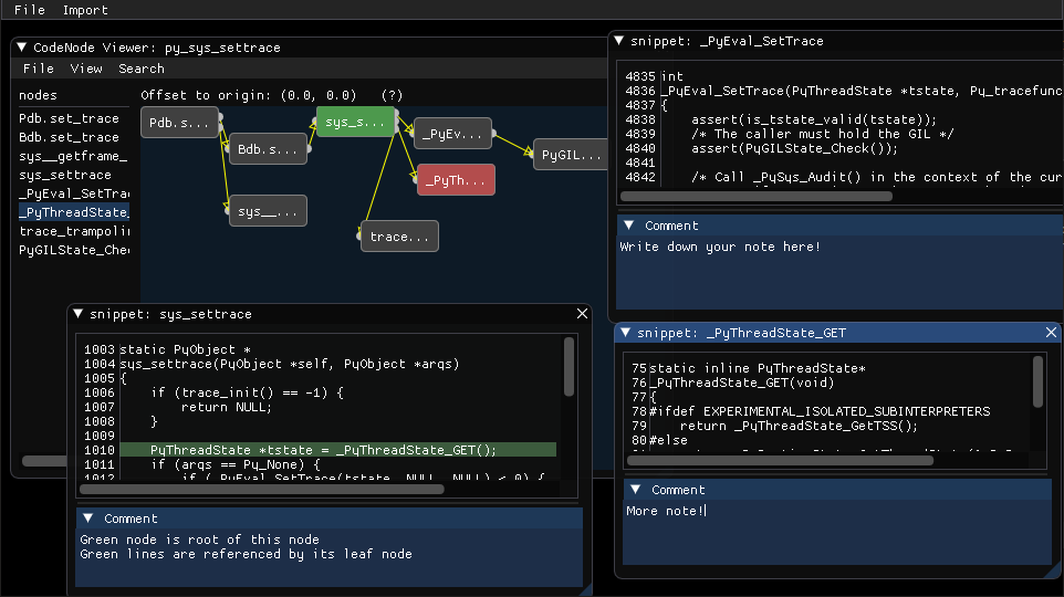 codememo - A note taking tool helps you trace code : r/Python