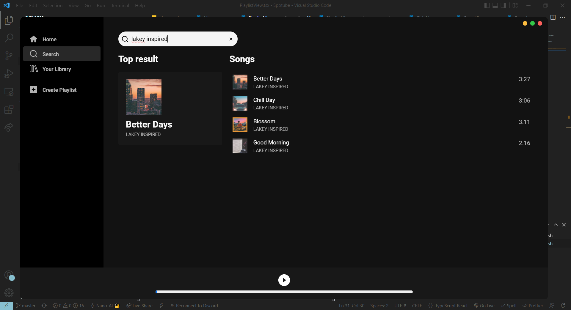 GitHub - Nano-AI/Spotube-Old: A Spotify clone. I'm planning on ...