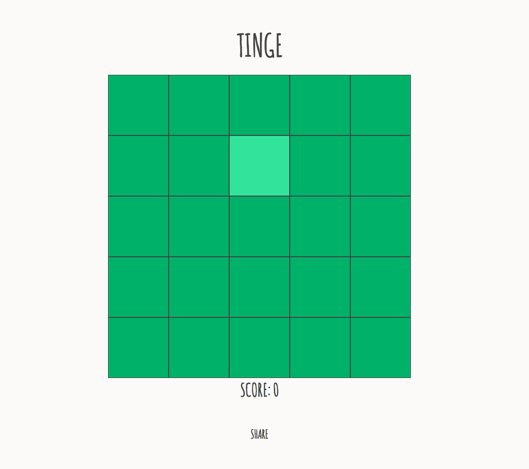 GitHub - NathanielWroblewski/tinge: Color Game