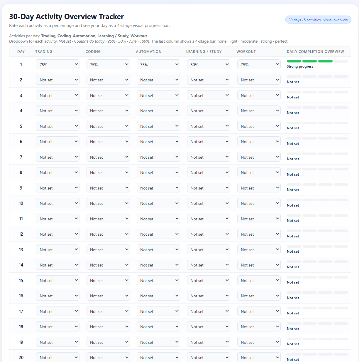 GitHub - Rakib404H/30-Day-Activity-Tracker: A lightweight daily ...