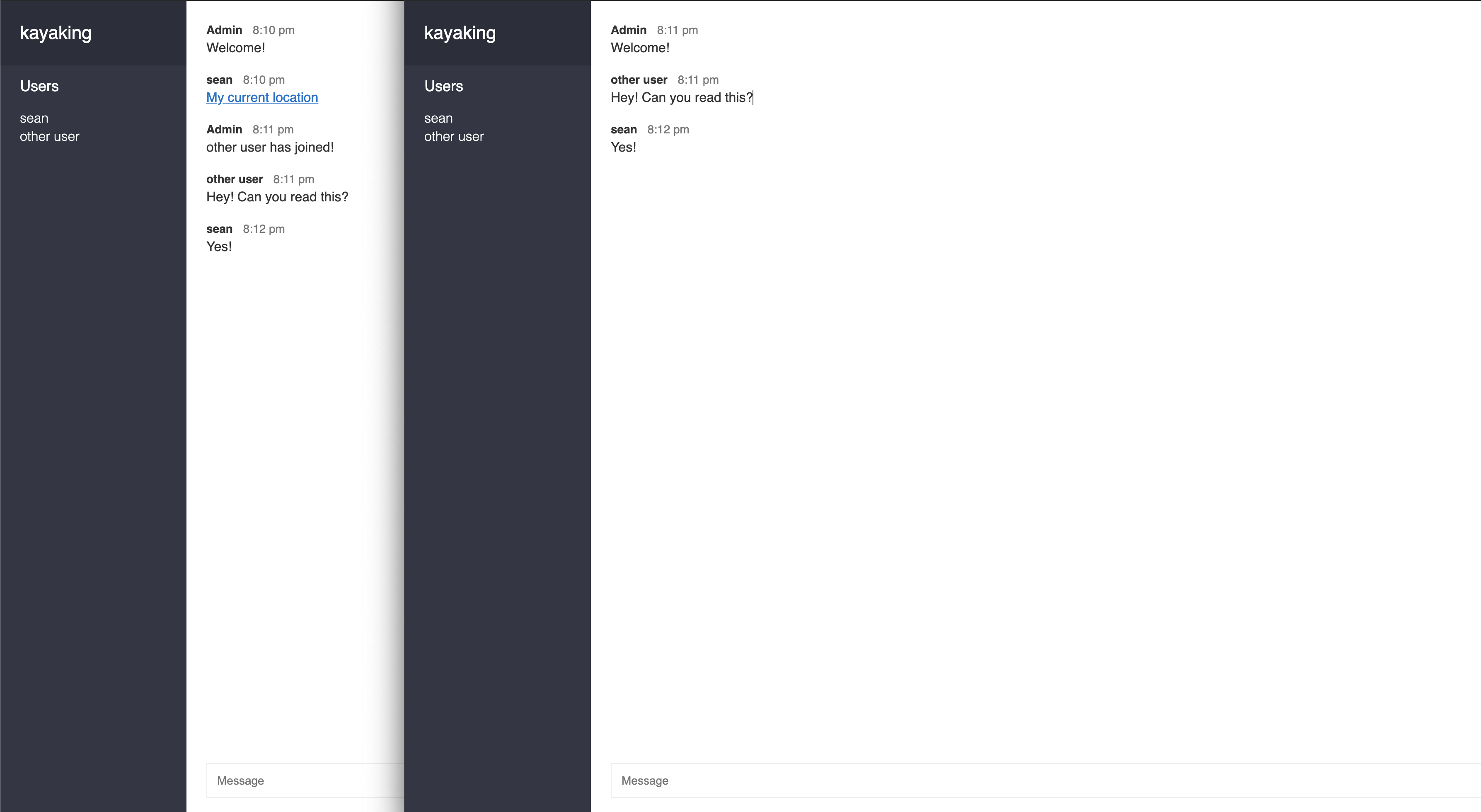 GitHub - SeanMcTernan/nodejs-chat-app: A small chat application built by NodeJs