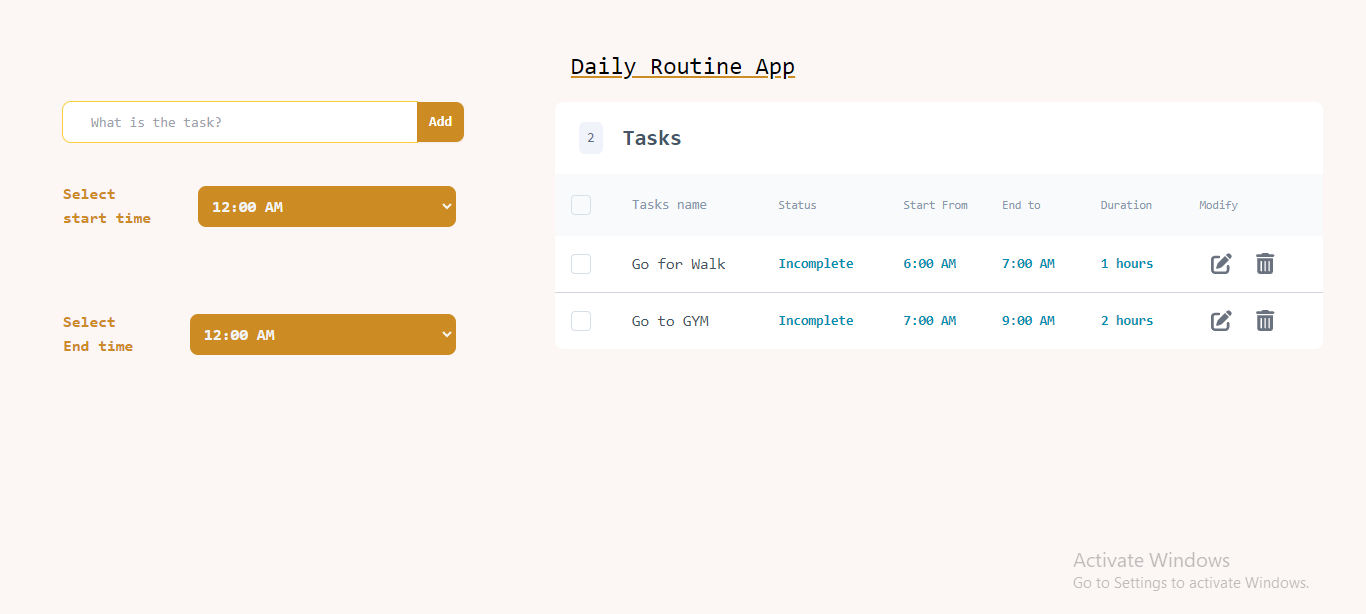 GitHub - Seyam08/Daily-Routine-App: Introducing a straightforward Daily ...