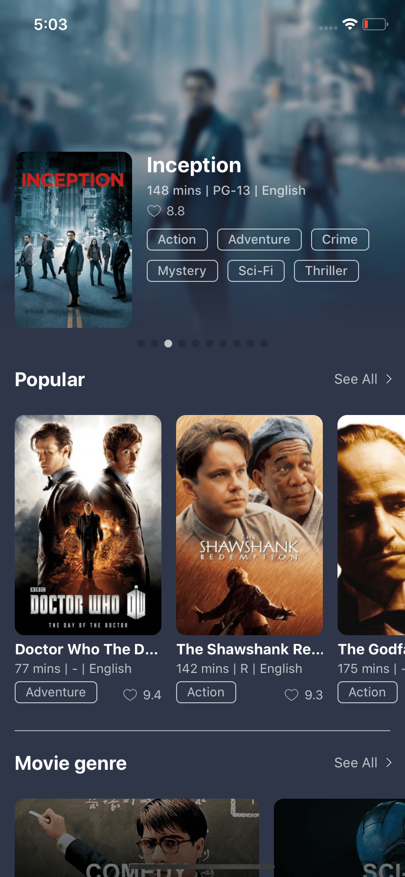 ZakariaRchouk/popcorn_time_movie_app - Codesandbox