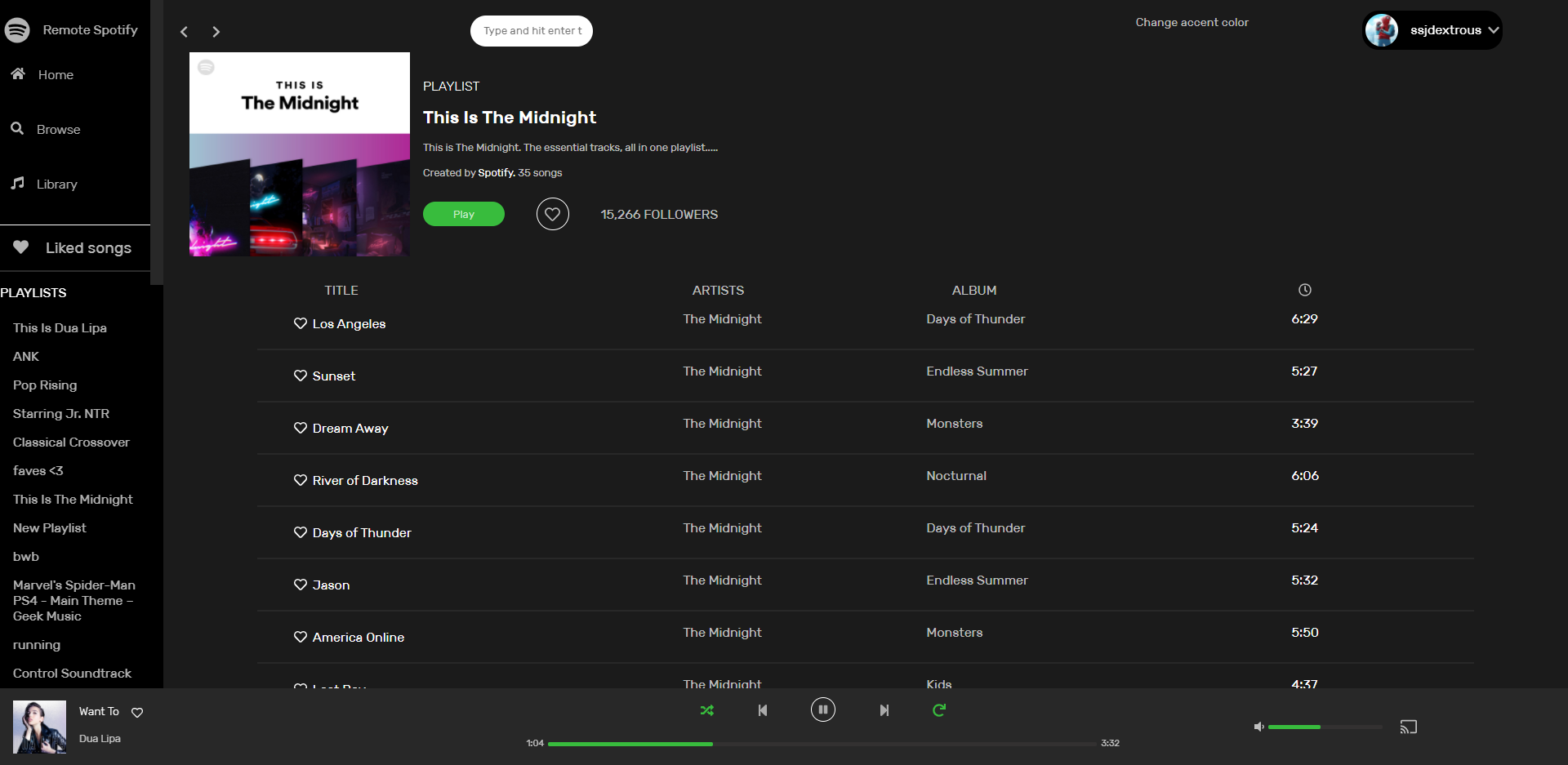 GitHub - SsjSanthosh/remote-spotify