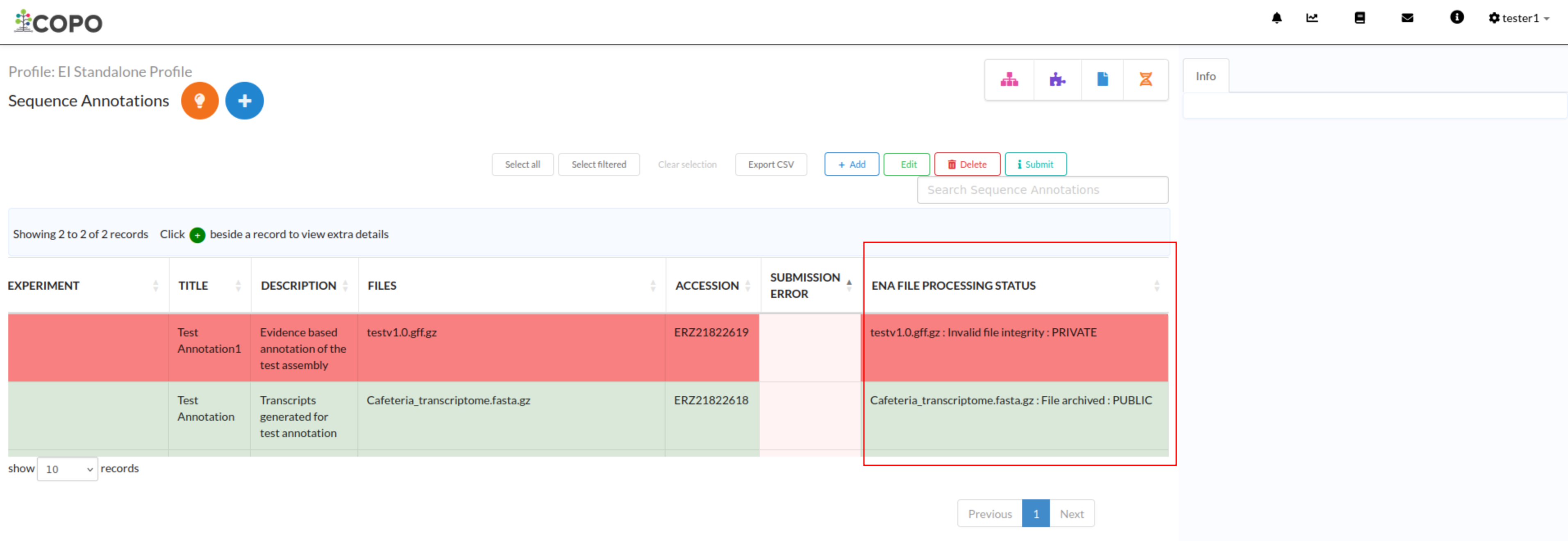 Files Submission — Copo Project 10 Documentation