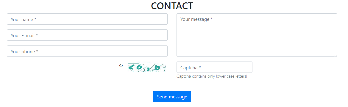 GitHub - chbensch/Easy-Captcha: A contact form with a simple effective ...