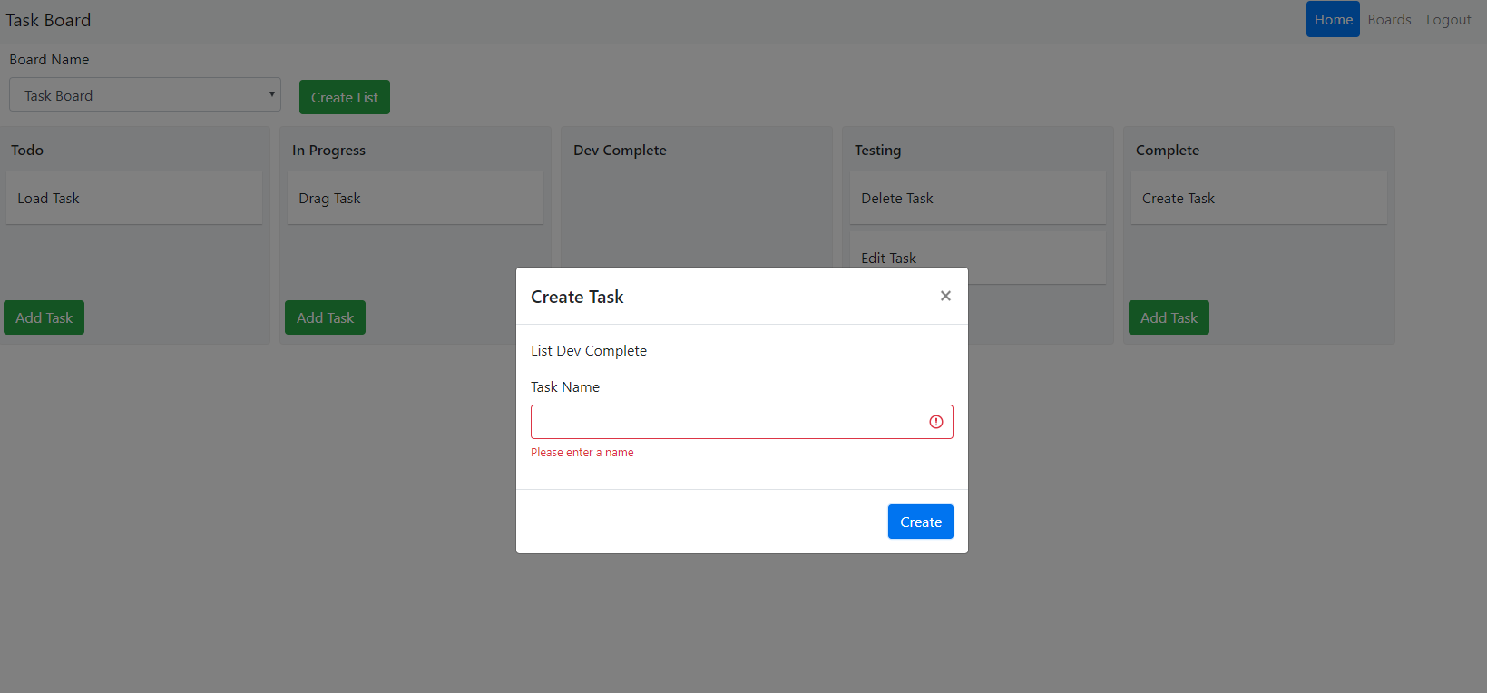 GitHub - Timc3209/task-board: A kanban style task board with features ...