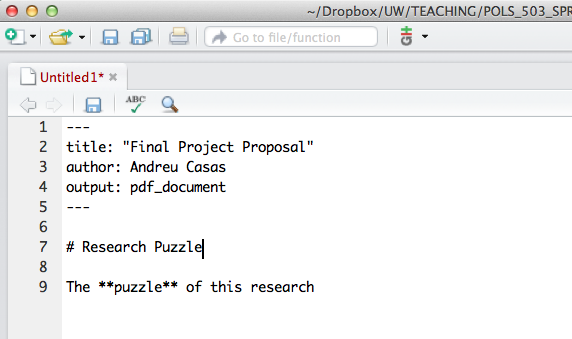 Resources For Using R Markdown And Markdown