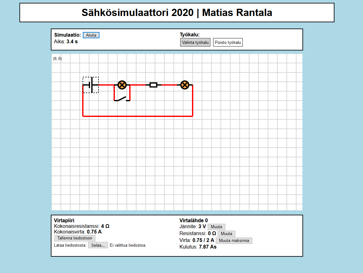 GitHub - rantalaofficial/ElectricSimulator2020: 2D Electrical circuit ...