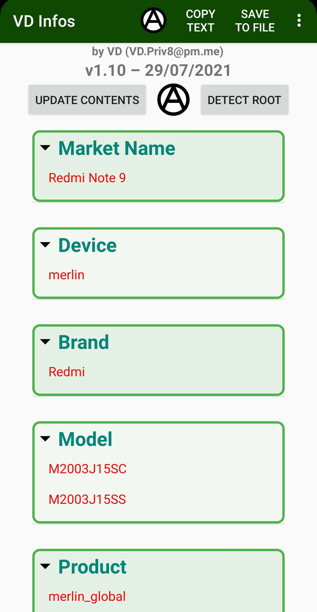 [APP][v1.10] VD Infos (Package: com.vitaodoidao.vdinfos) | XDA Forums