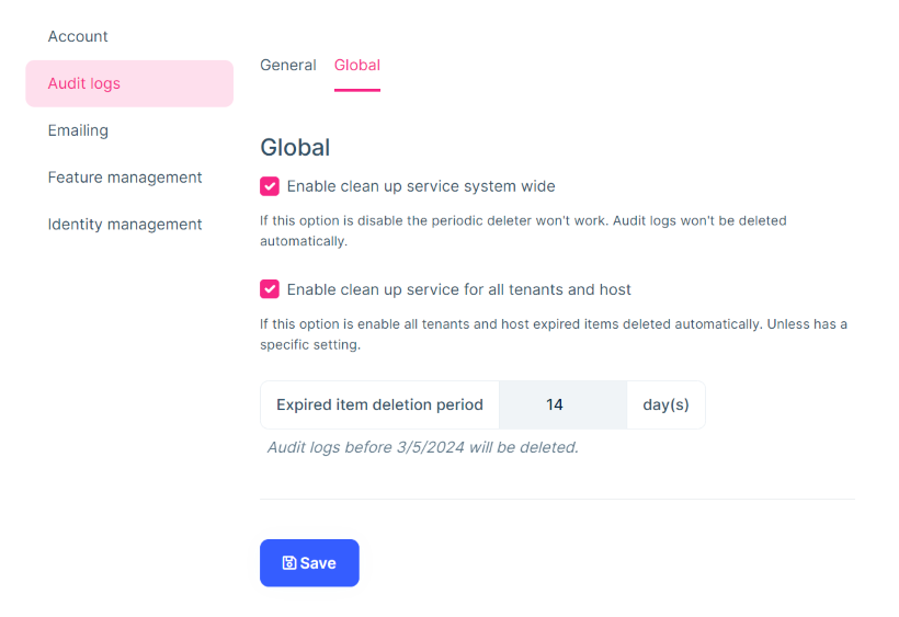 Audit Logging Module (Pro) | ABP.IO Documentation