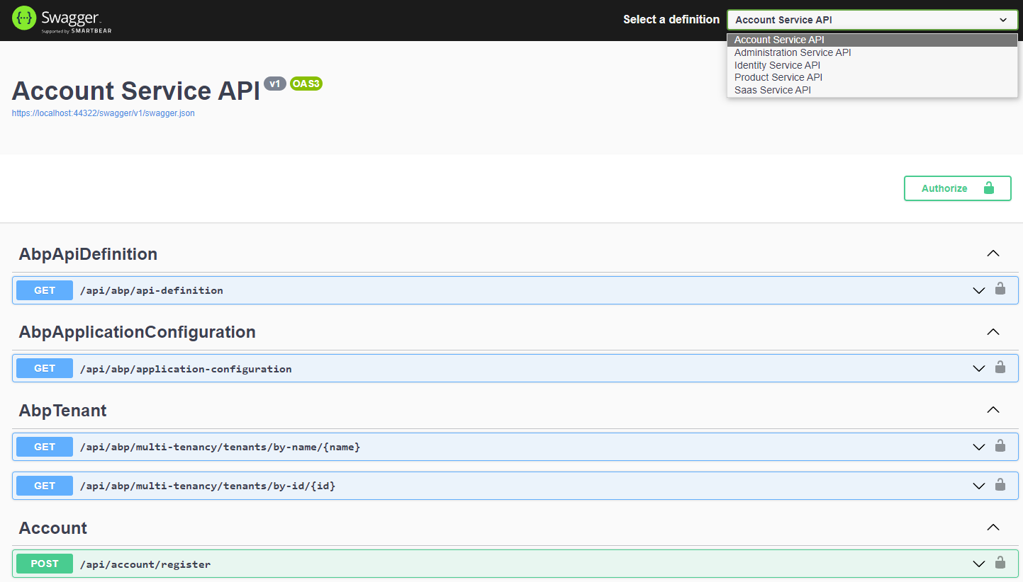 Get Started with the Microservice Solution Template | ABP.IO Documentation