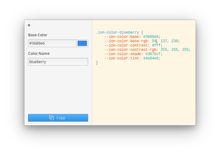 GitHub - alainm23/ioncolorgenerator
