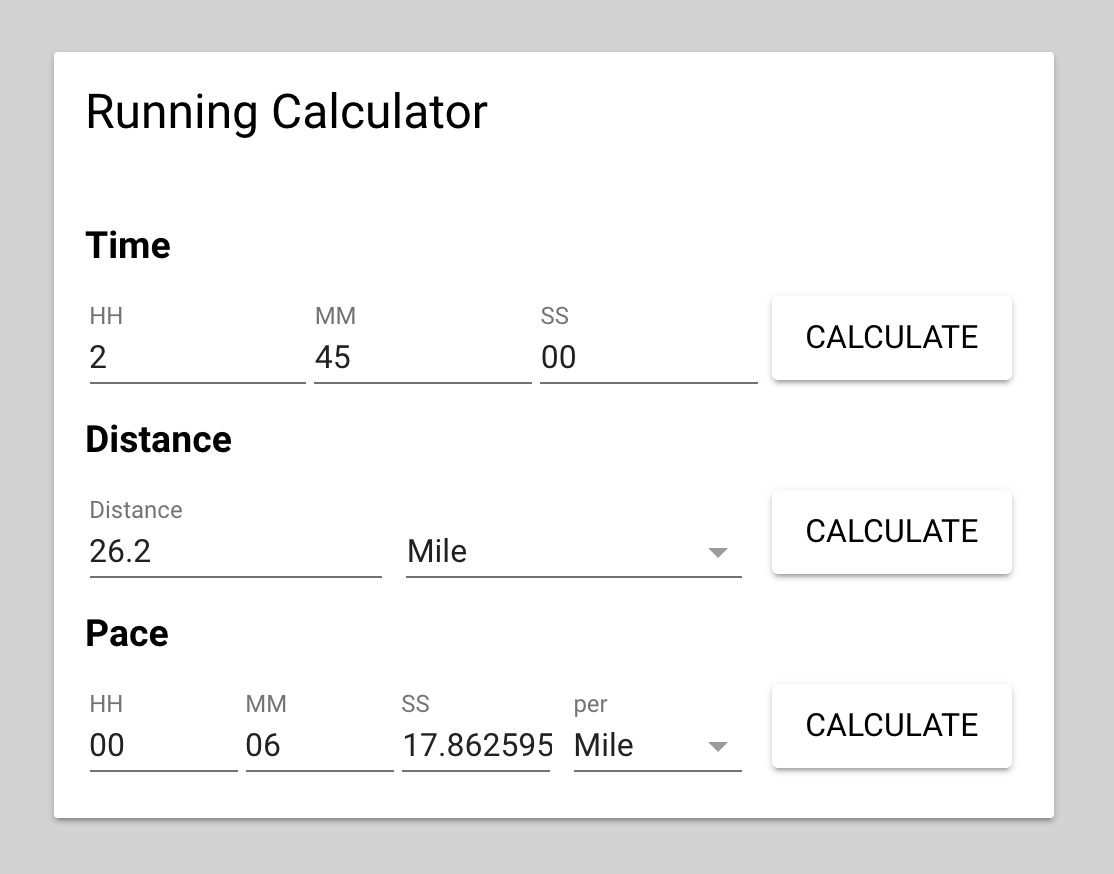 GitHub - alexhancock/running-calculator: Experimenting with web ...