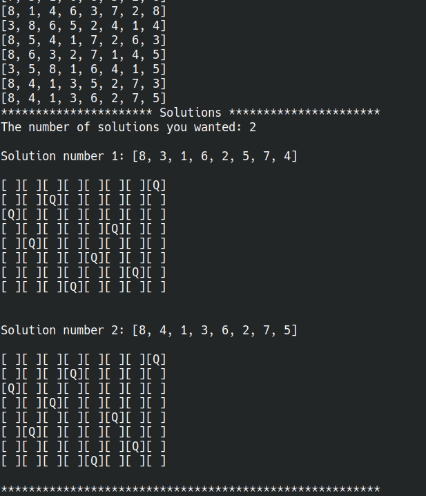 8 Queens Genetic Algorithm