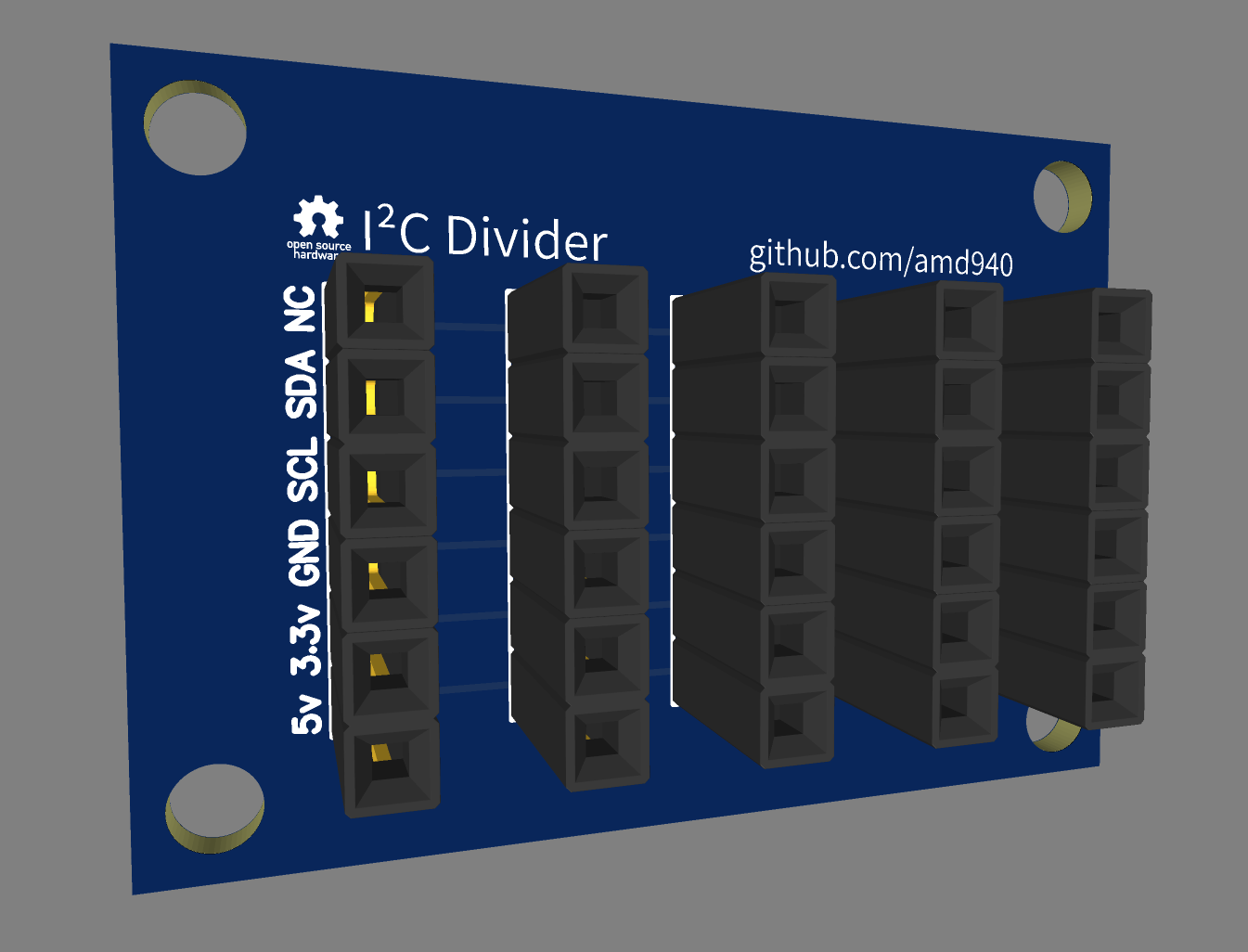 GitHub - amd940/i2c-divider: A very simple I²C bus divider/splitter for ...