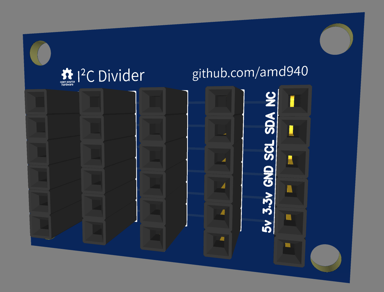 GitHub - amd940/i2c-divider: A very simple I²C bus divider/splitter for ...