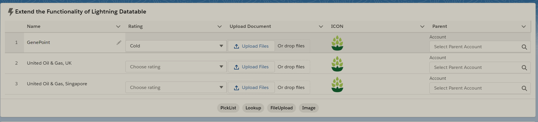 How to use the Lookup field in Lightning DataTable? » PantherSchools