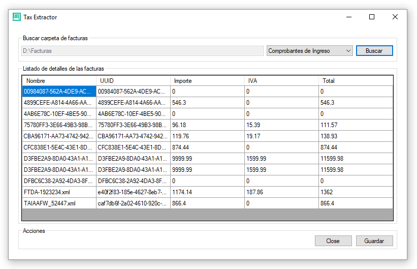 GitHub - anayarojo/tax-extractor: Extractor de impuestos