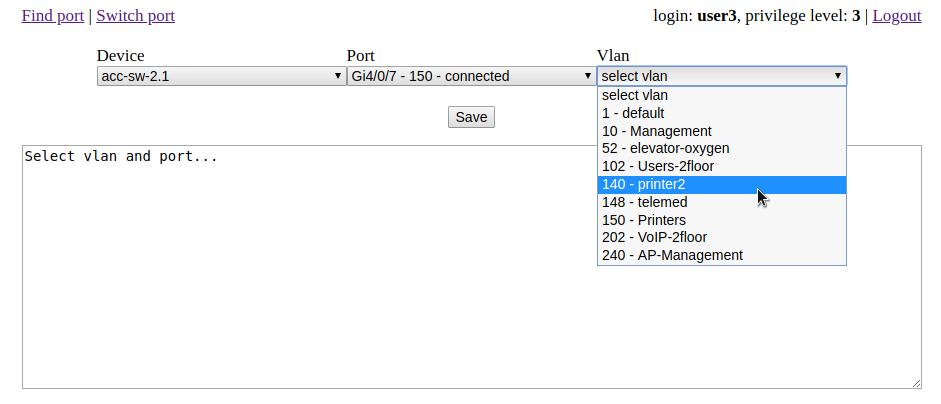 GitHub - anonslou/webswitchport: User web interface for find and ...