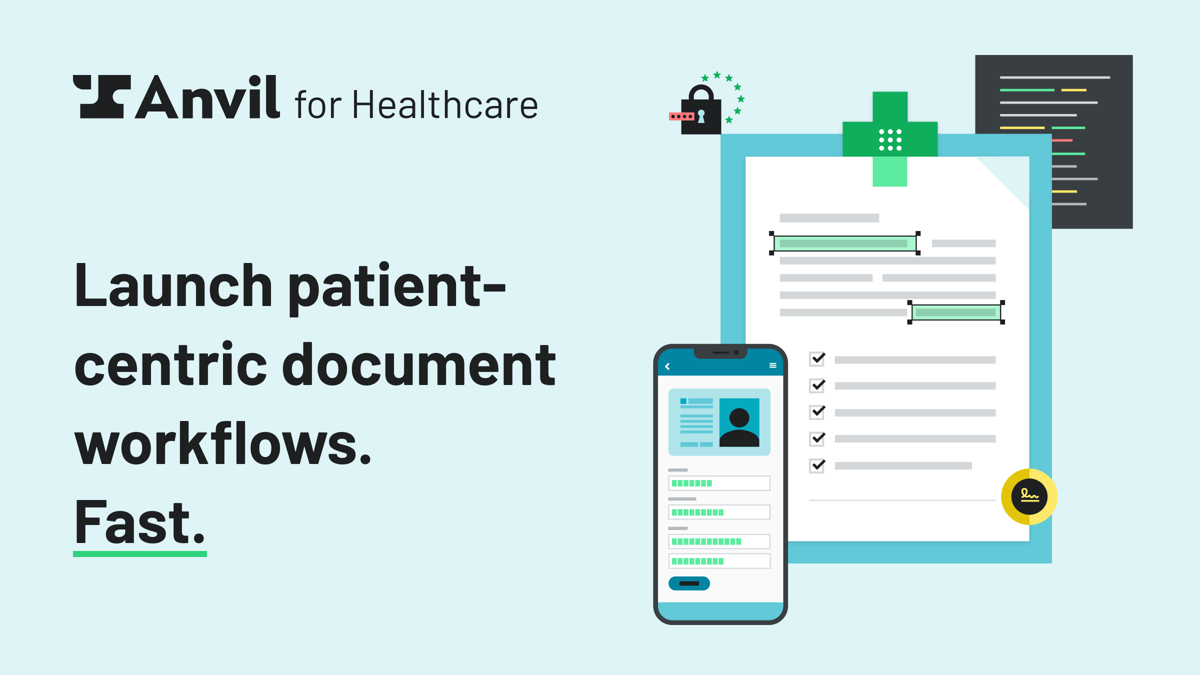 Healthcare Solutions by Anvil | No-Code PDF Development