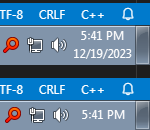 Windows 7 Clock Spacing - Windhawk