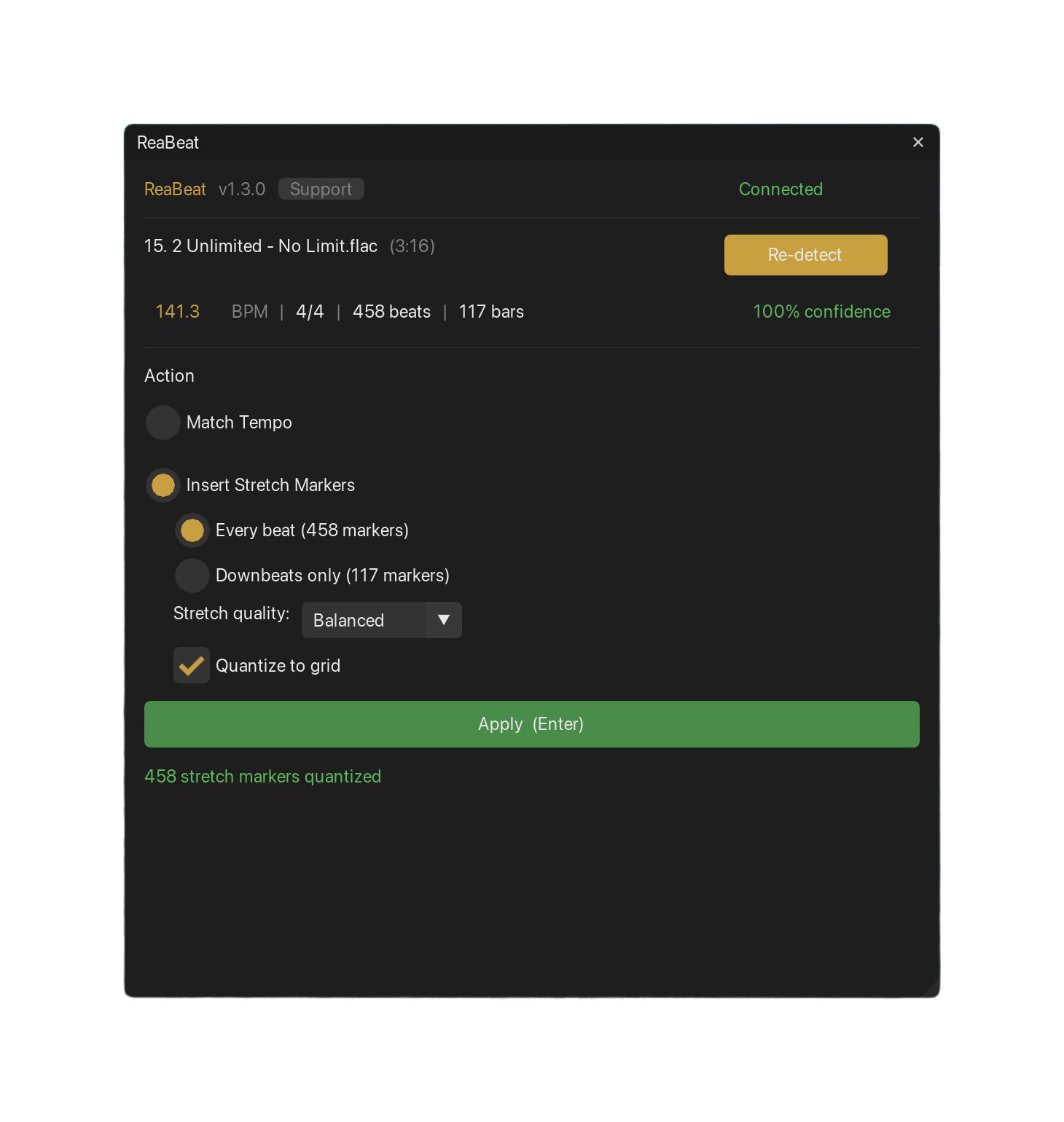 ReaBeat (Lua/Python) - Free Neural Beat Detection & Tempo Mapping for ...