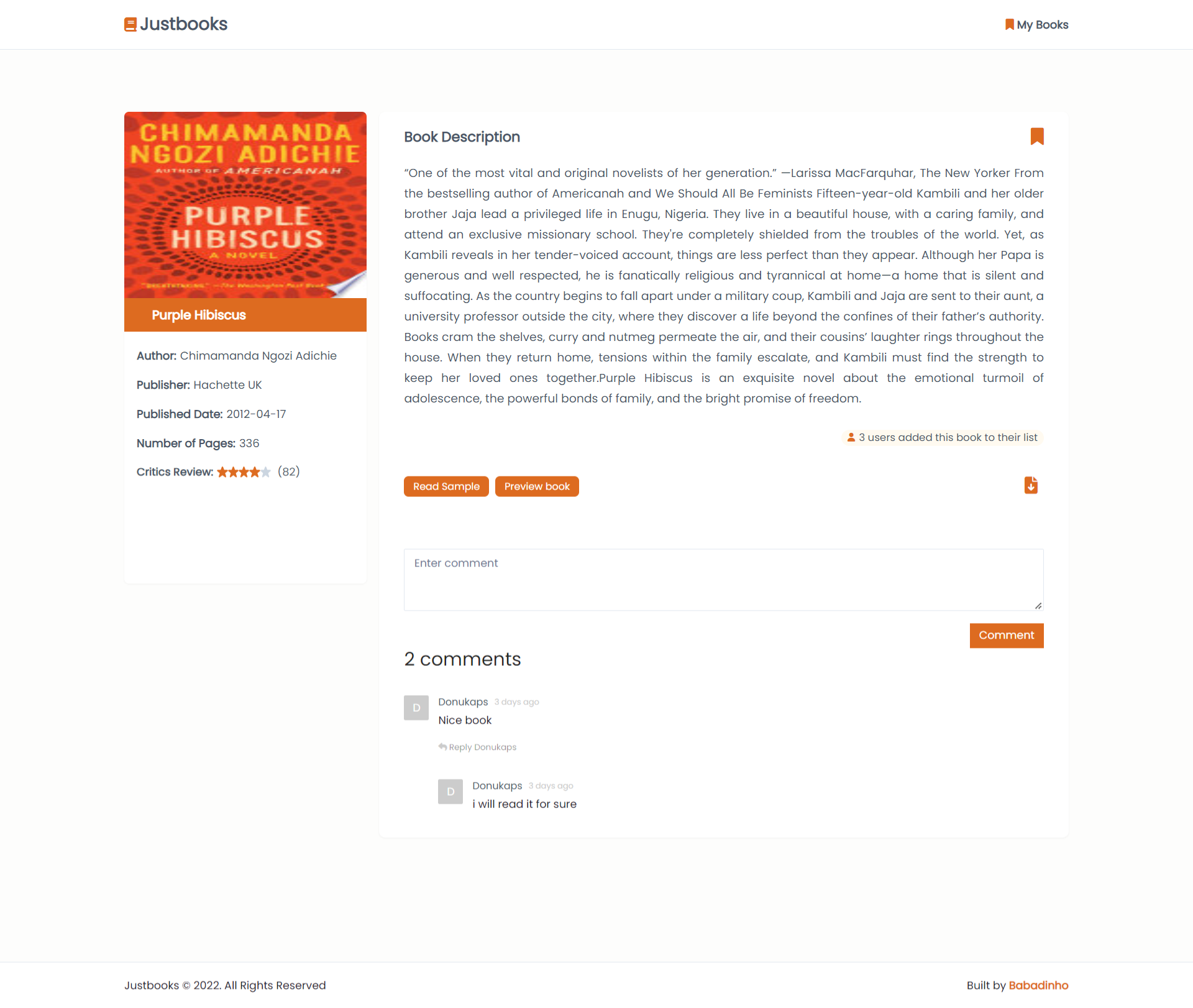 GitHub - Babadinho/just-books: Search for books by book name, author name, or publisher. Also ...