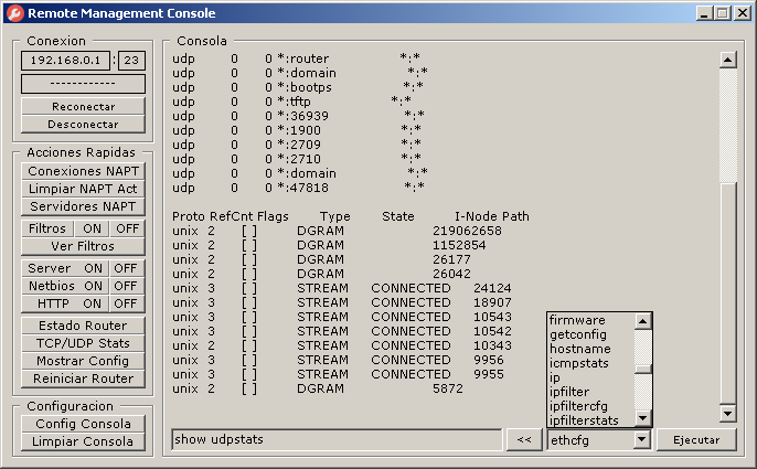 GitHub - belane/routerconsole: Console for 3com 812 and SpeedStream 5660