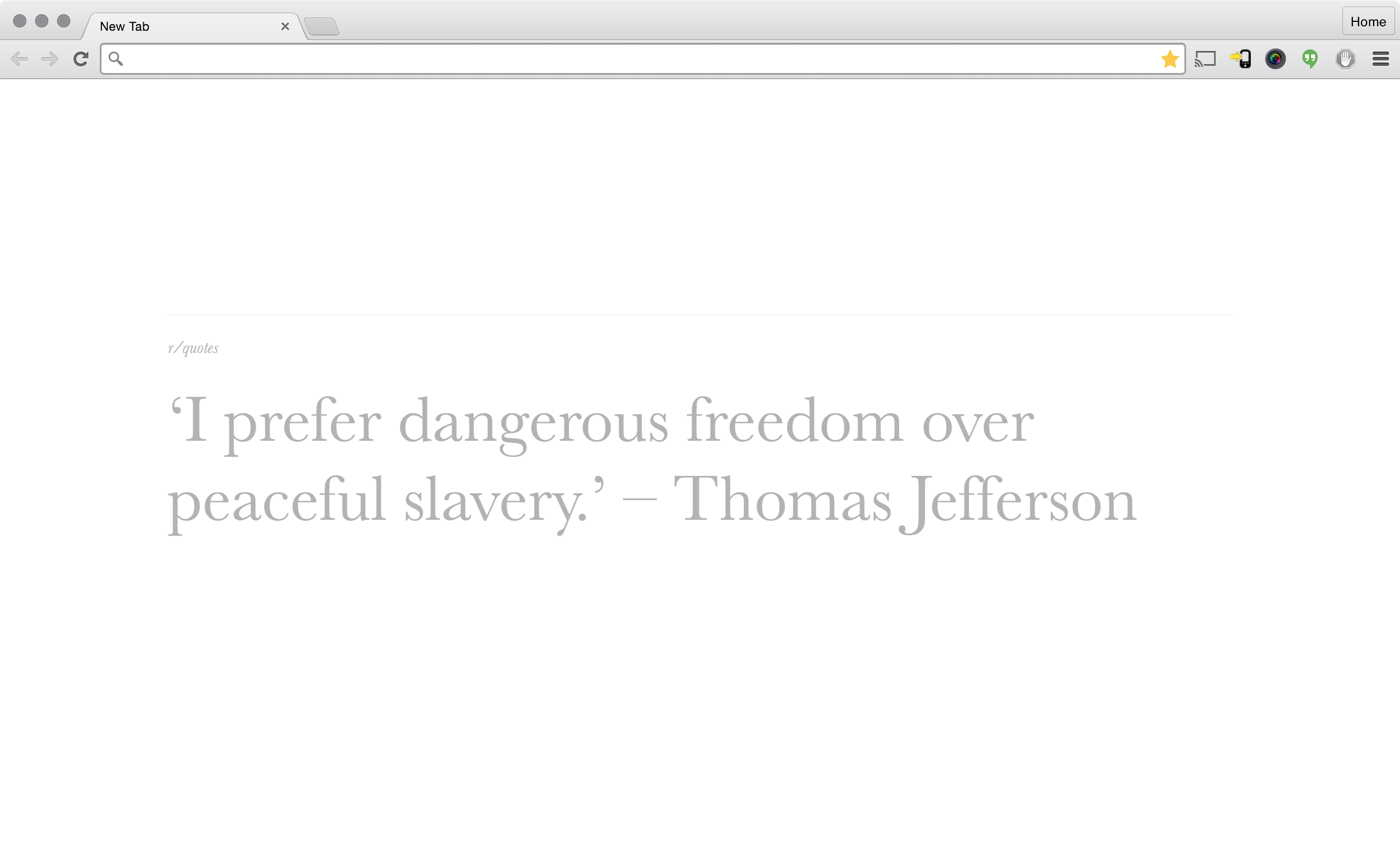 Chrome Extension for showing top r/quotes on new tab page. : r/quotes