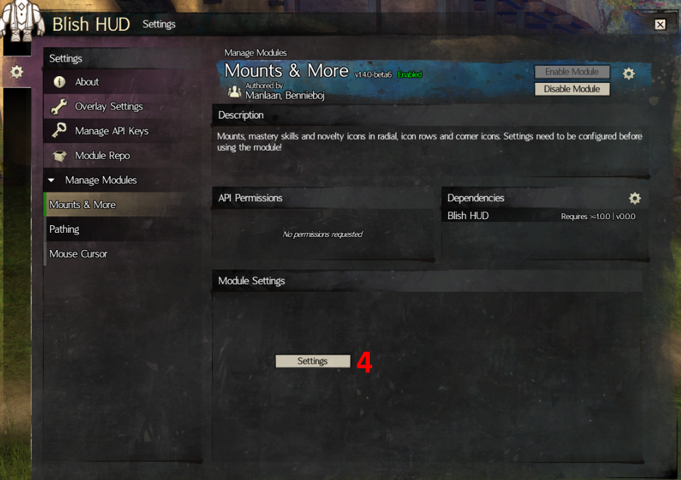 Mounts & More Module | Blish HUD