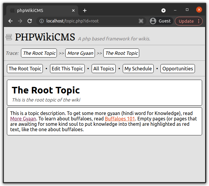 GitHub - bhaambhu/phpWikiCMS: A framework that allows you to easily ...