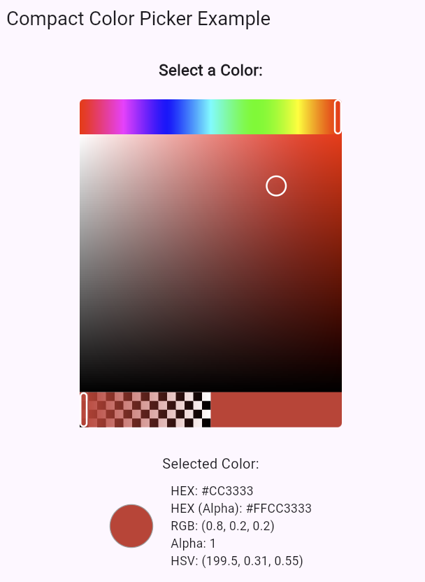 Github Brayflexcompactcolorpicker 🦜 A Simple And Clean Color Picker Widget For Flutter